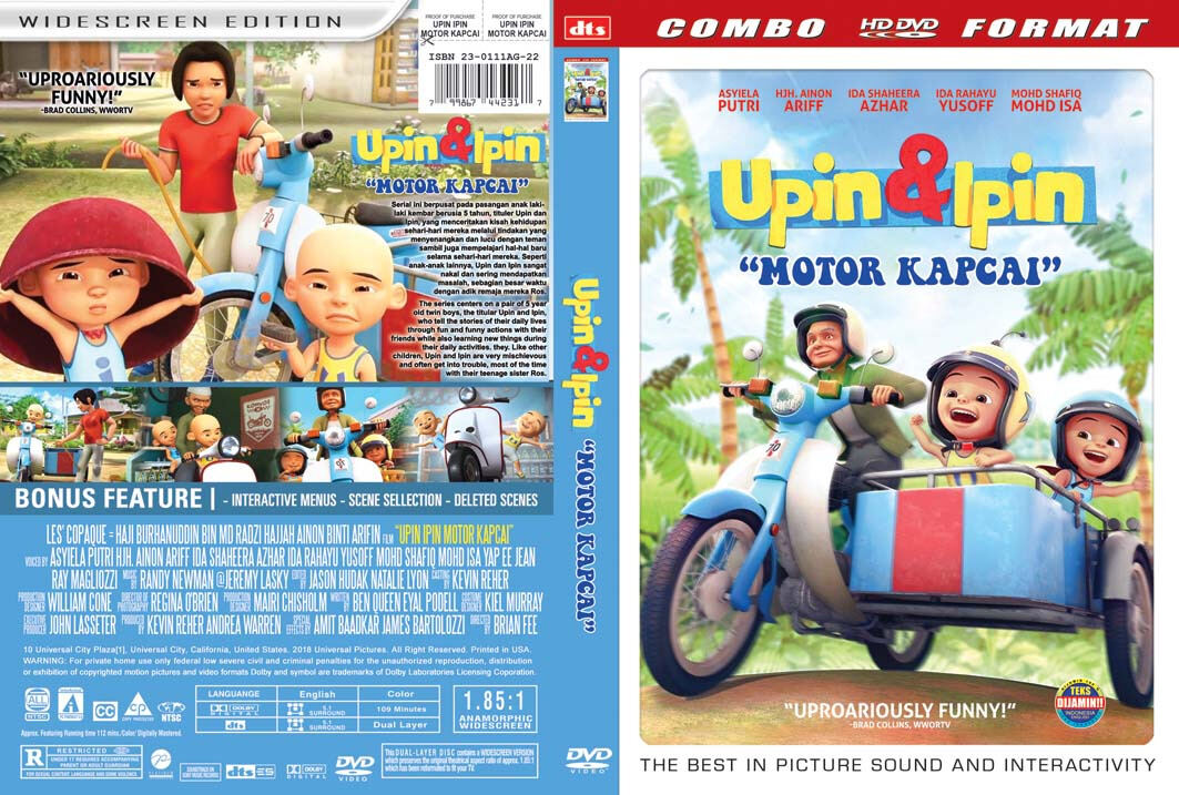 KASET DVD FILM ANIMASI 2022: UPIN & IPIN MOTOR KAPCAI | Lazada Indonesia