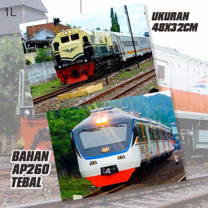 wallpaper kereta api Indonesia 1 paket isi 2 | Lazada Indonesia