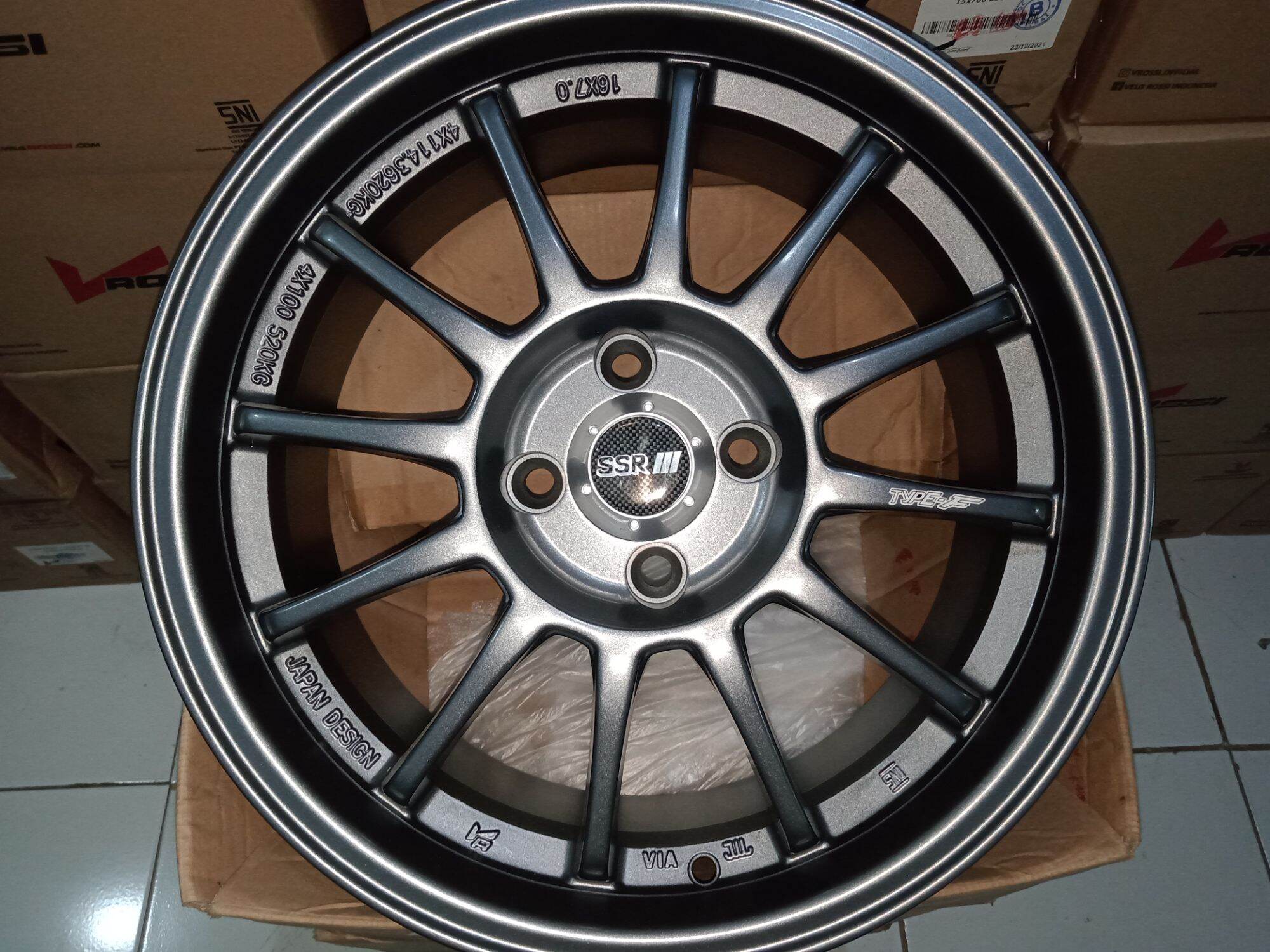 Velg Ssr Type F Ring 16 Lebar 7 Pcd 4x100 Et 40 | Lazada Indonesia