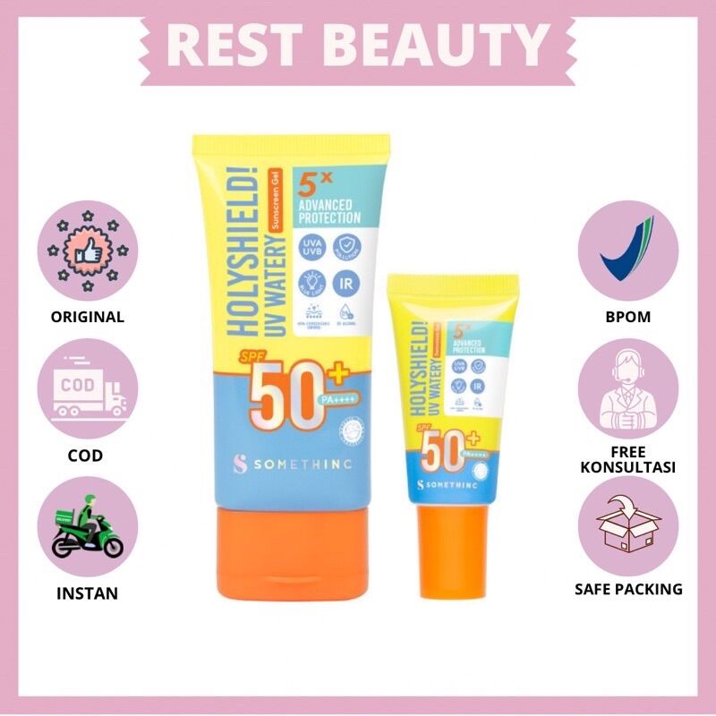 SOMETHINC - Holyshield! UV Watery Sunscreen Gel SPF 50+ PA++++ | Lazada ...