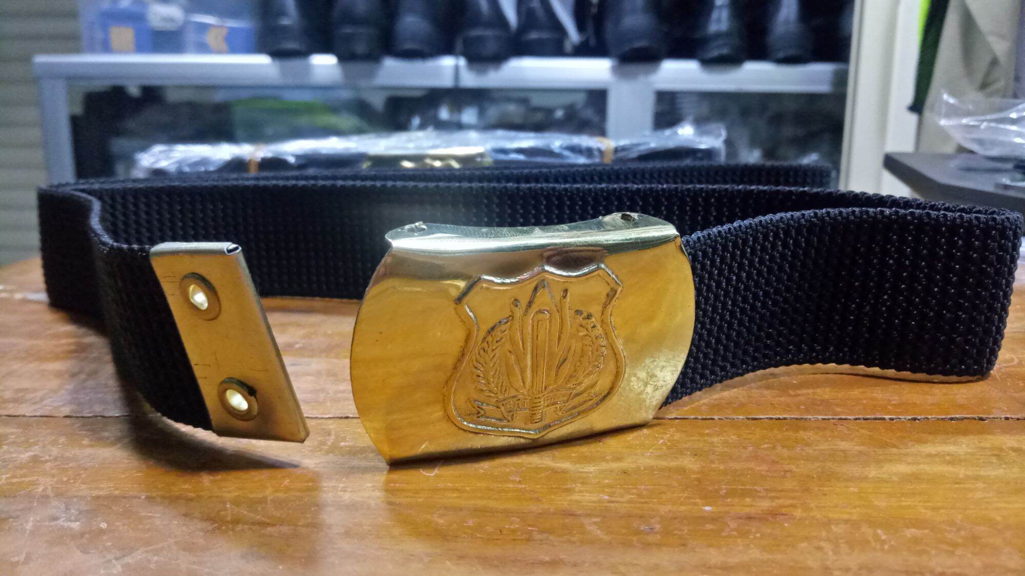 erpan.store sabuk,gesper,ikatpinggang logo satpam no 2 (bisa di braso ...