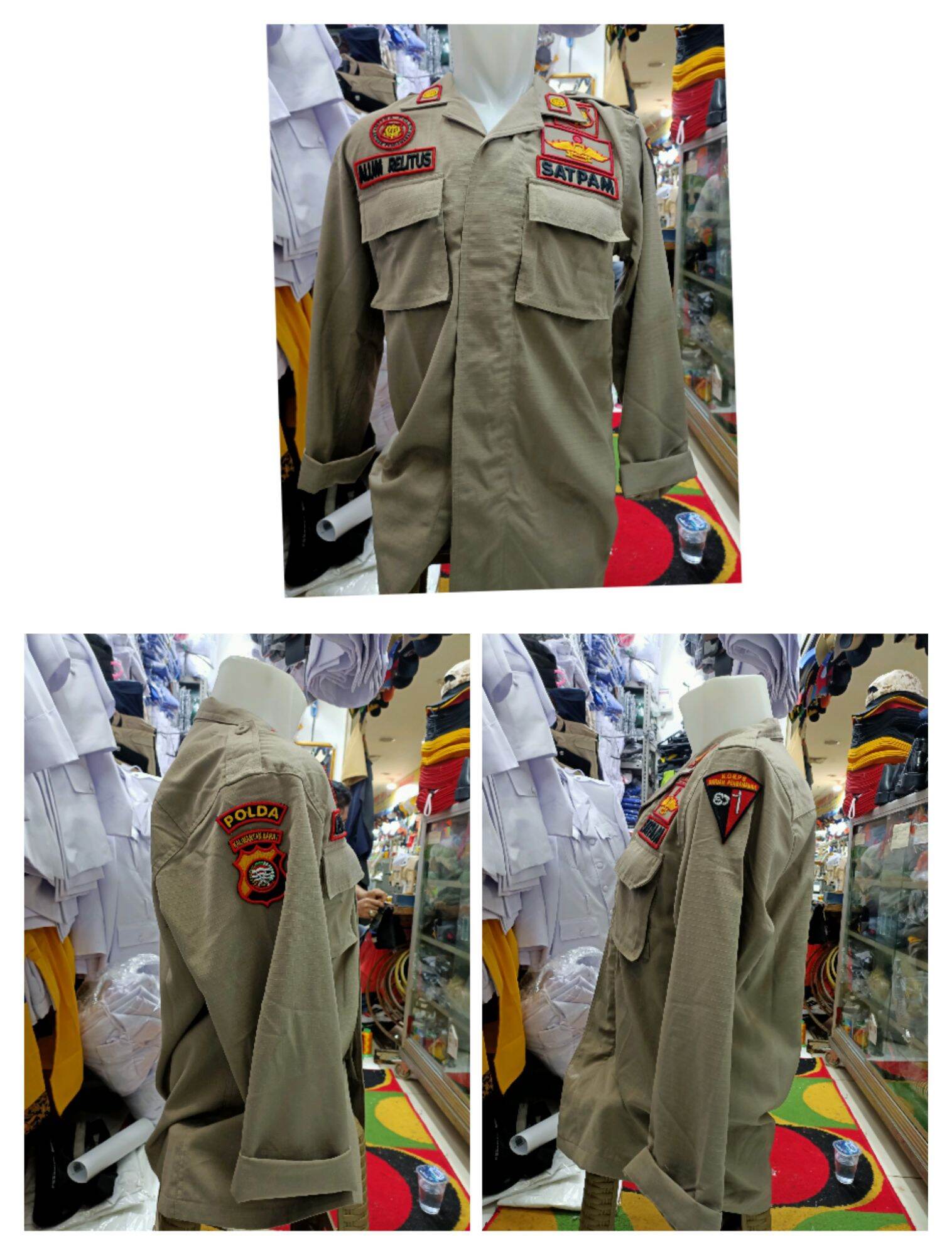 SERAGAM PDL SATPAM TERBARU CELANA DAN BAJU | Lazada Indonesia