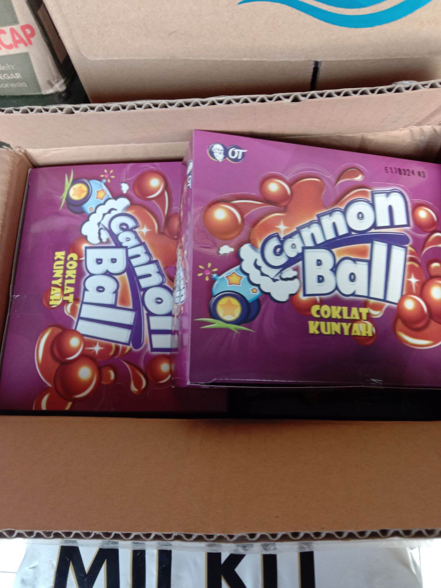Permen / Coklat Kunyah Cannon Ball Box | Lazada Indonesia