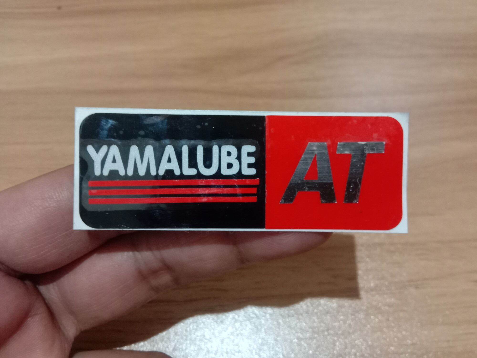 Sticker yamalube AT 7x2,5cm stiker oli yamalube acesoris variasi motor ...
