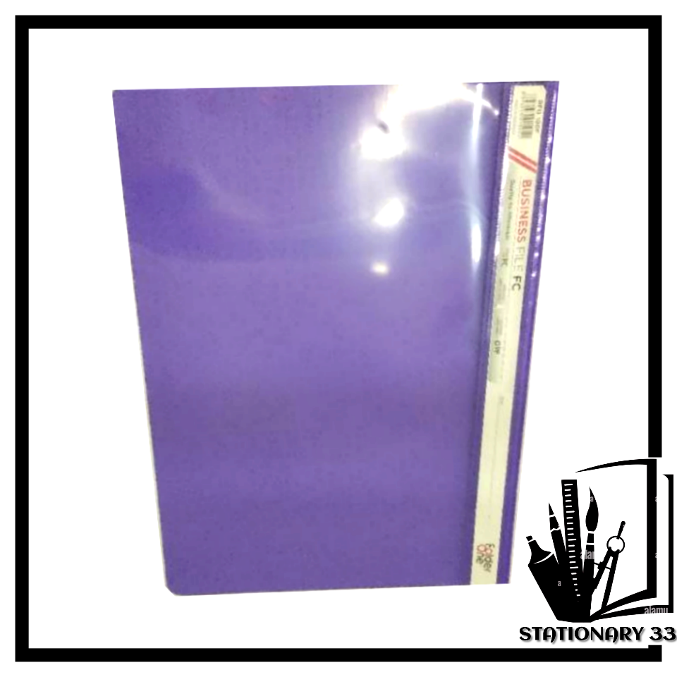 Map Business File / Map Snelhecter Plastik Folio (Ungu) 1Pcs | Lazada ...