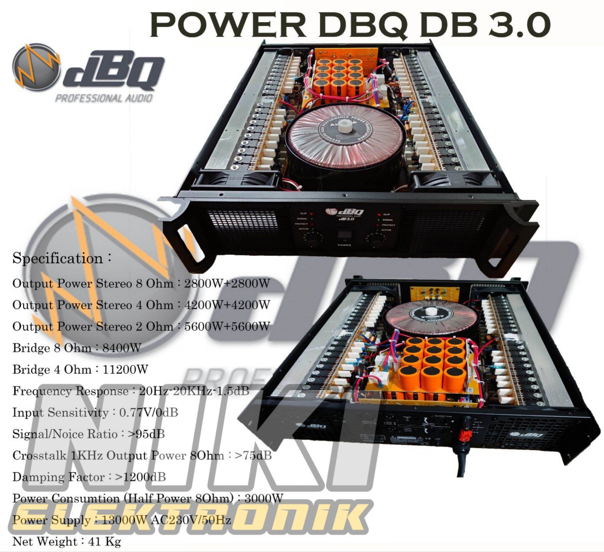 POWER DBQ DB 3.0 POWER AMPLIFIER DBQ CLAS GB ORIGINAL | Lazada Indonesia