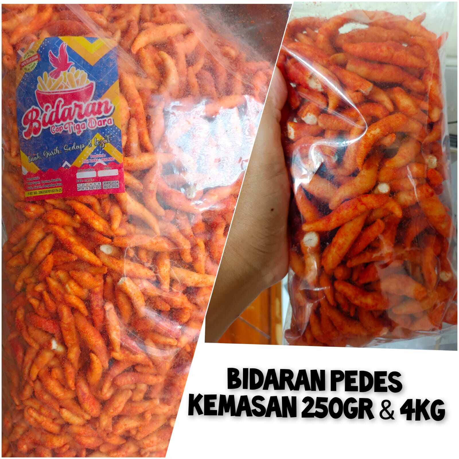 snack bidaran pedas 250gr | Lazada Indonesia