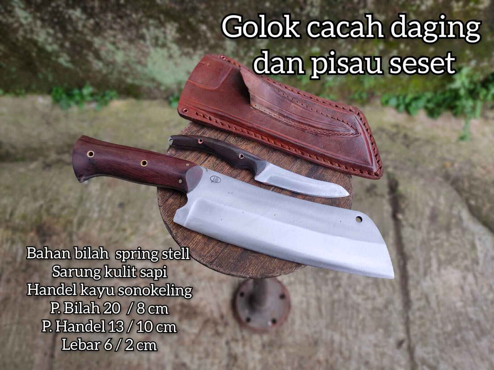GOLOK CACAH TULANG SET FULLTANK | Lazada Indonesia