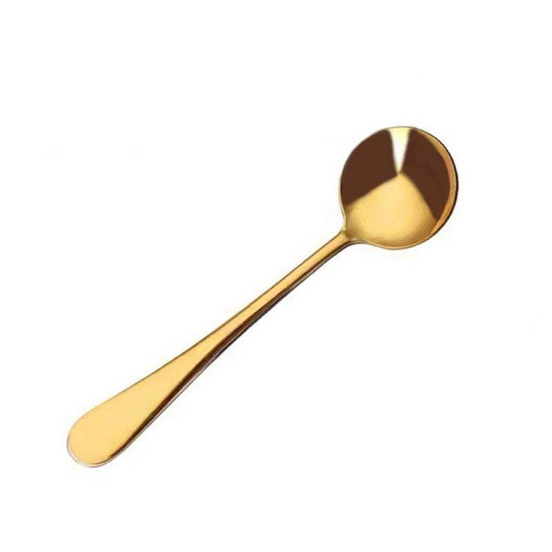 SDK2023 Sendok Bulat Stainless Steel Anti Karat Sendok Korea Bulat Besi ...