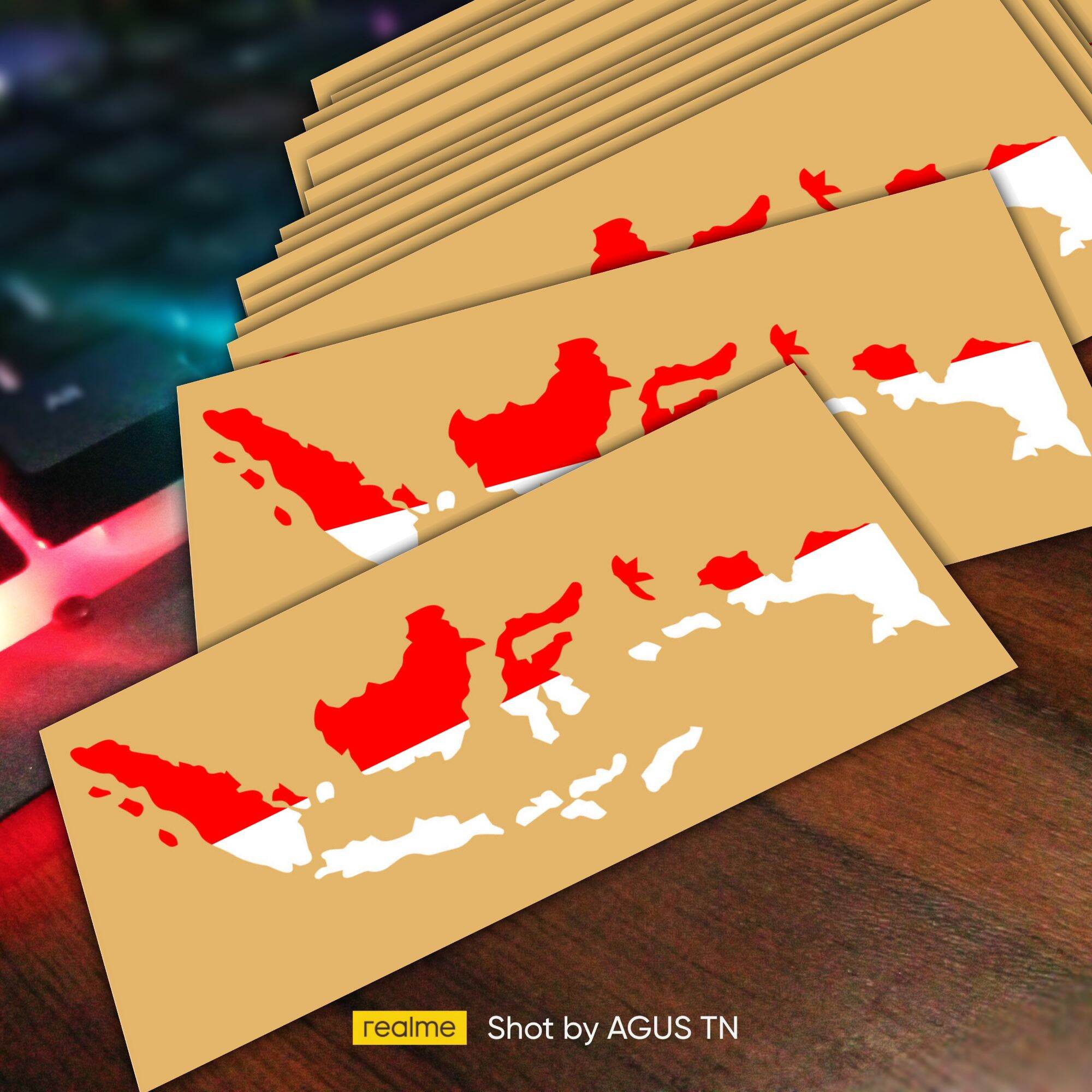 STIKER PETA INDONESIA MERAH PUTIH STIKER LOGO | Lazada Indonesia