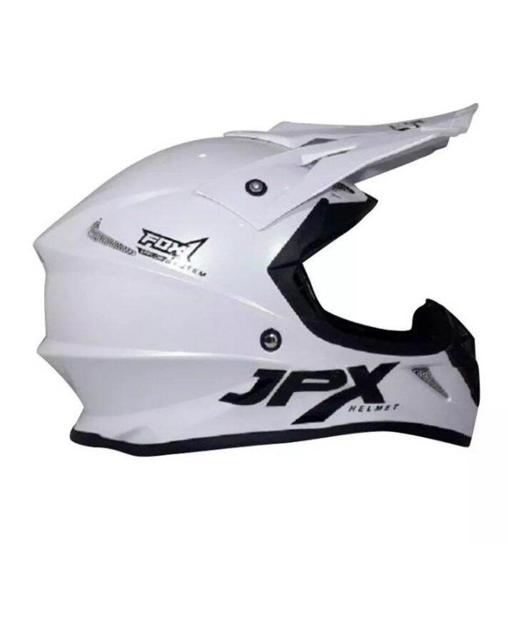 Helm JPX Cross Original Hitam Doff Protektor TO Of road Helm Cowok ...