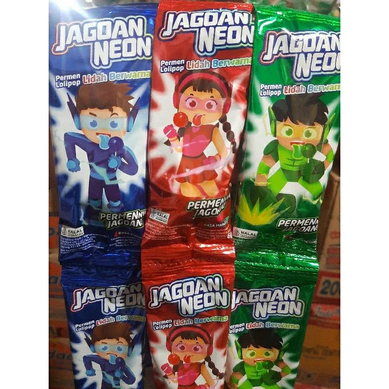 permen lolipop jagoan neon renceng isi 12 | Lazada Indonesia