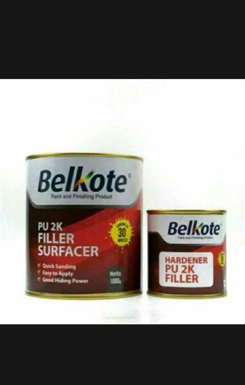 Poxy/Cet dasar Belkote cet dasar poxy surfacer warna abu abu Belkot ...