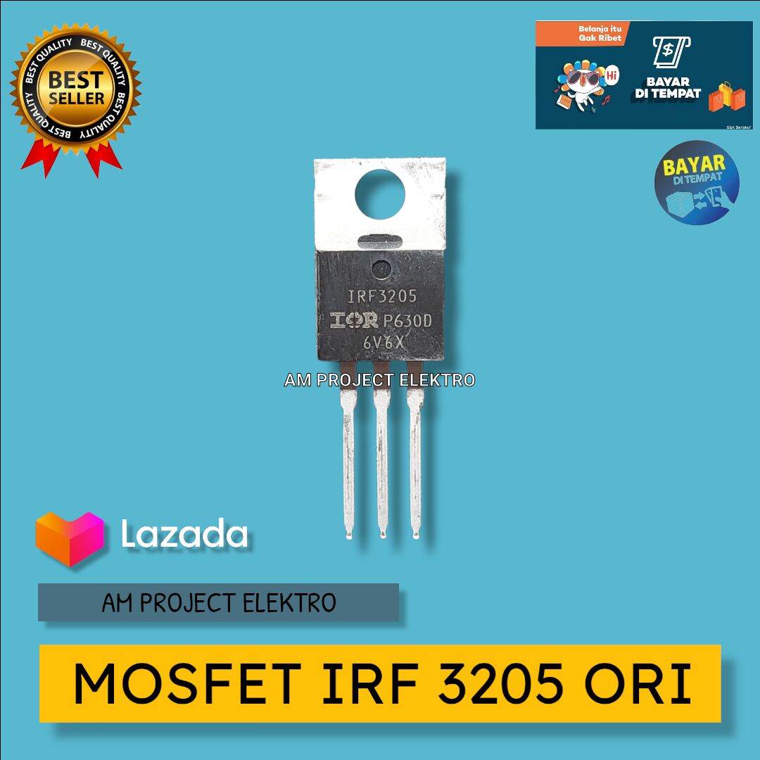 MOSFET IRF3205 IRF 3205 ORI 55v 110A power N channel TO 220 | Lazada Indonesia