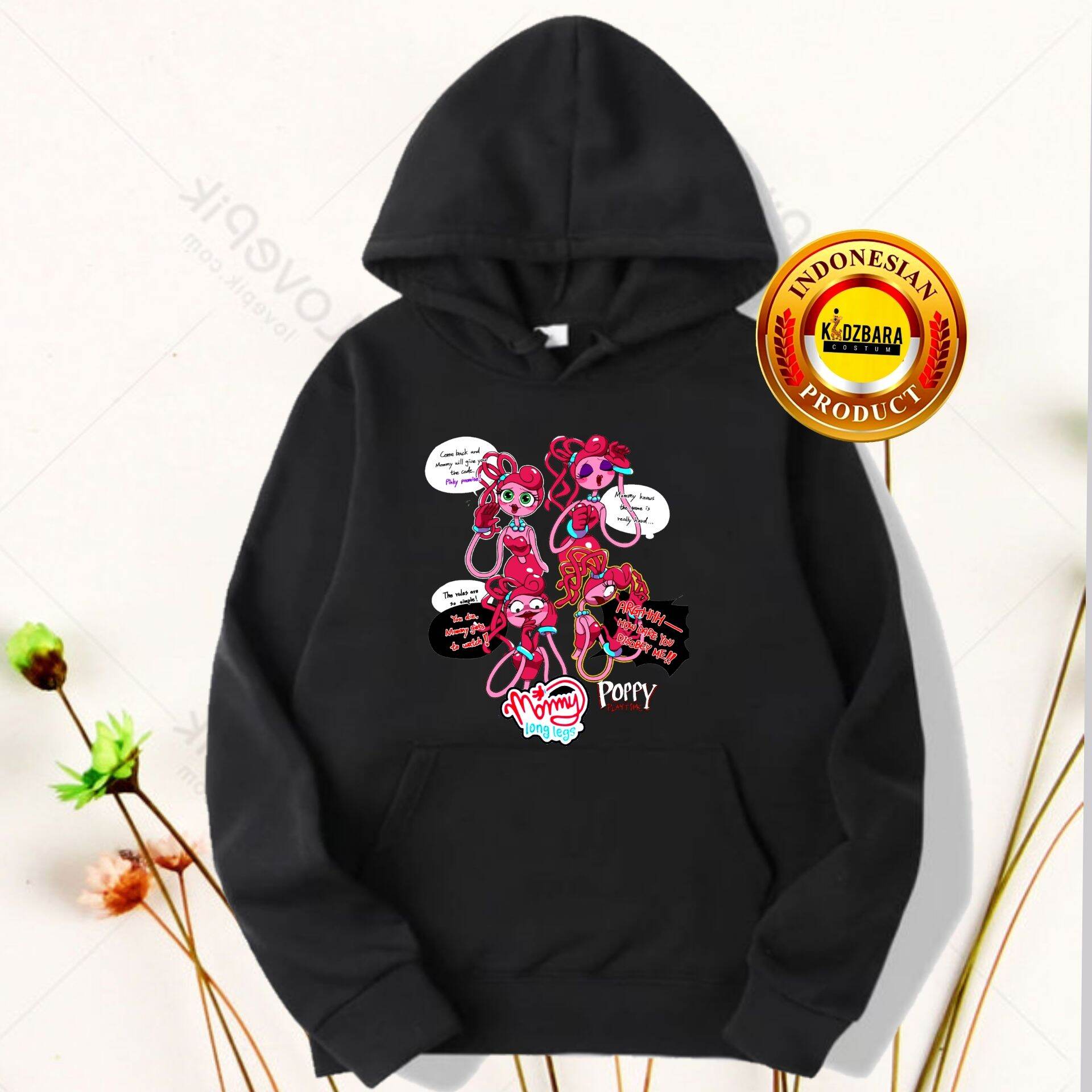 SWEATER HOODIE ANAK MOMMY LONG LEGS POPPY PLAYTIME HOODIE ANAK | Lazada ...