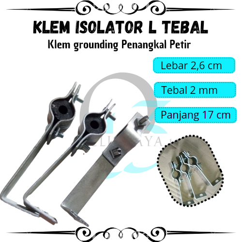 Klem L BC Isolator | Klem Kabel Penangkal Petir | Klem Grounding Rod ...
