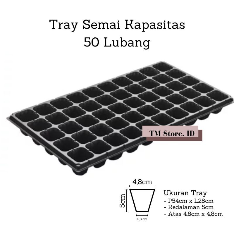 TRAY SEMAI 50 LUBANG TEBAL DAN BAGUS | Lazada Indonesia