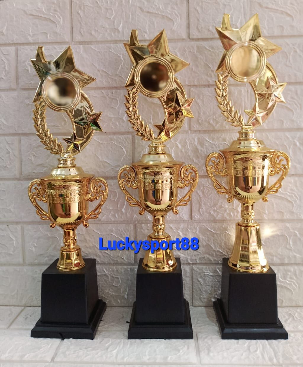 Trophy Piala 1 set 123 Model Gold 07 | Lazada Indonesia