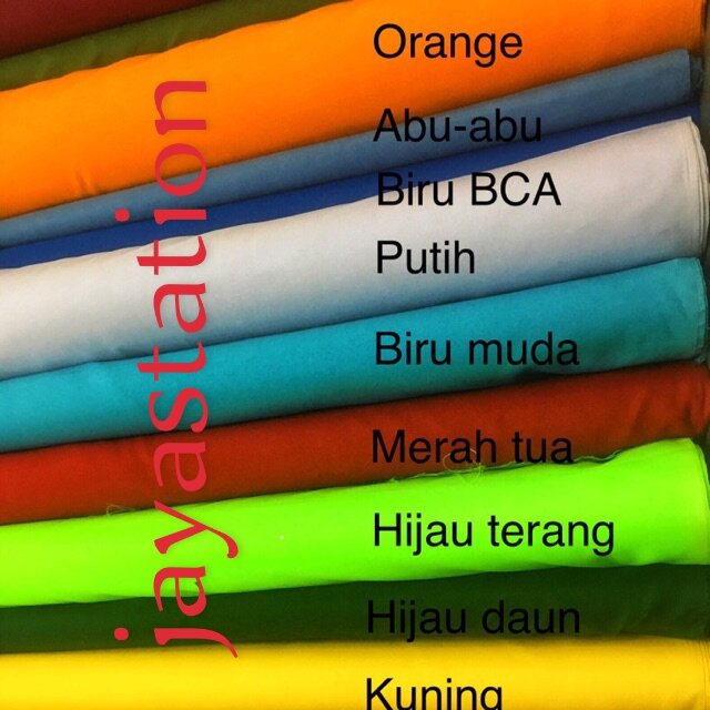 kain Tetron Lebar 1.15 meter harga per 50cm | Lazada Indonesia