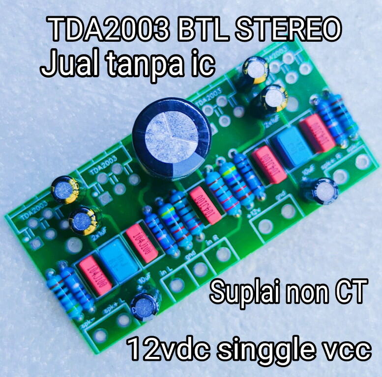 PCB Tda2003 BTL Stereo baca deskripsi | Lazada Indonesia