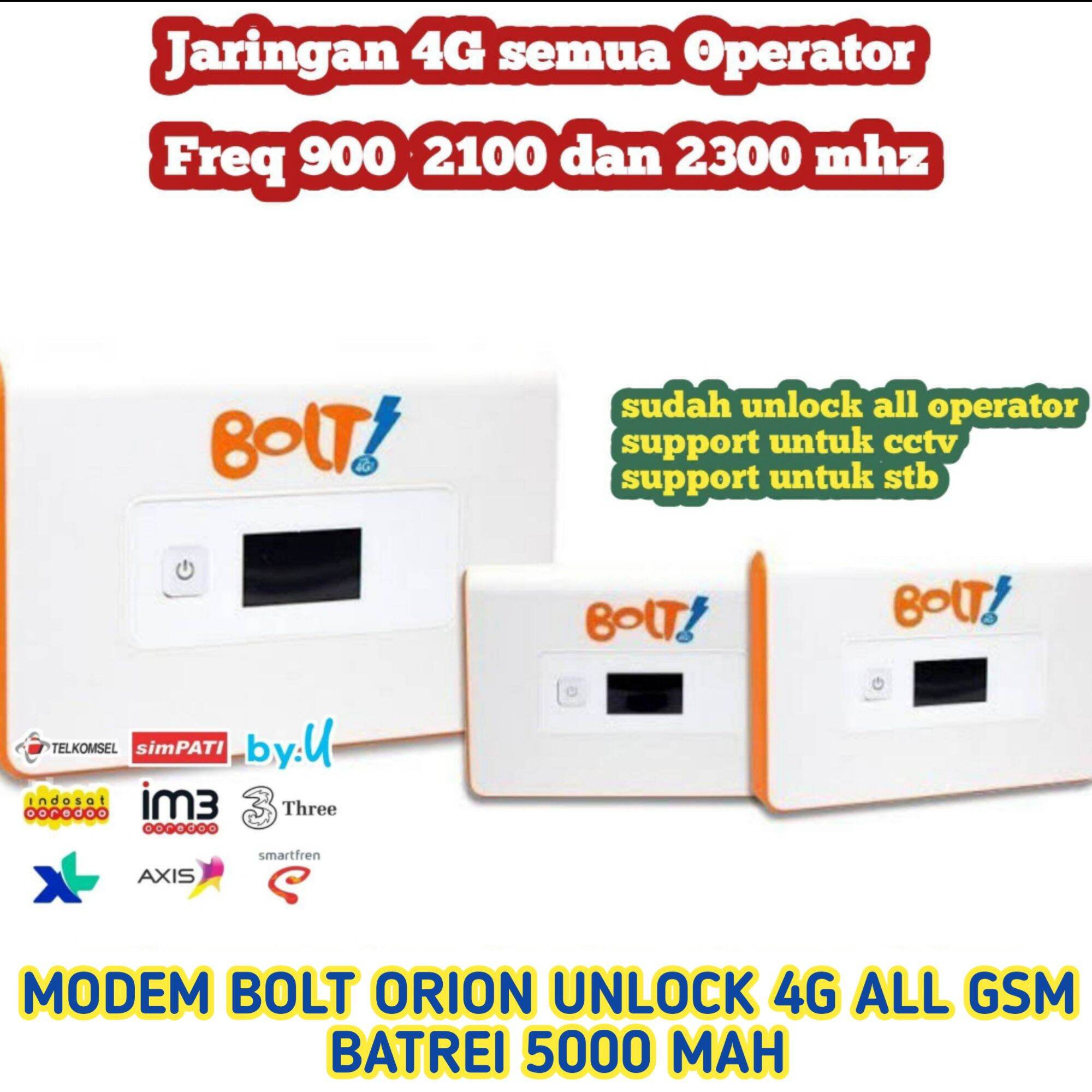 MODEM WIFI UNLOCK 4G ALL OPERATOR BOLT ORION ( BEKAS ) | Lazada Indonesia