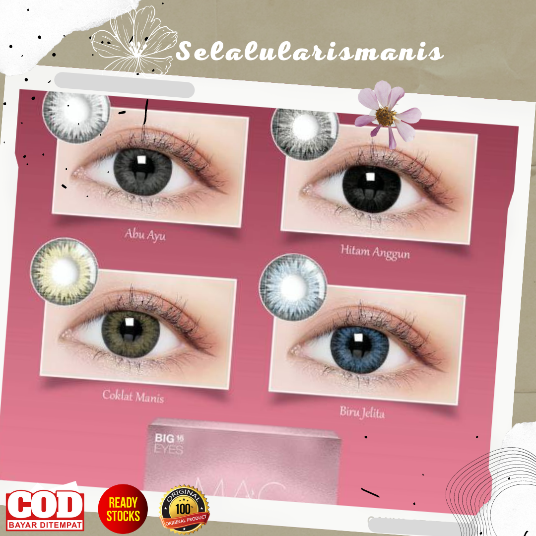 Softlens / Softlen / Soflens MAC (BIG EYES Series) | Lazada Indonesia