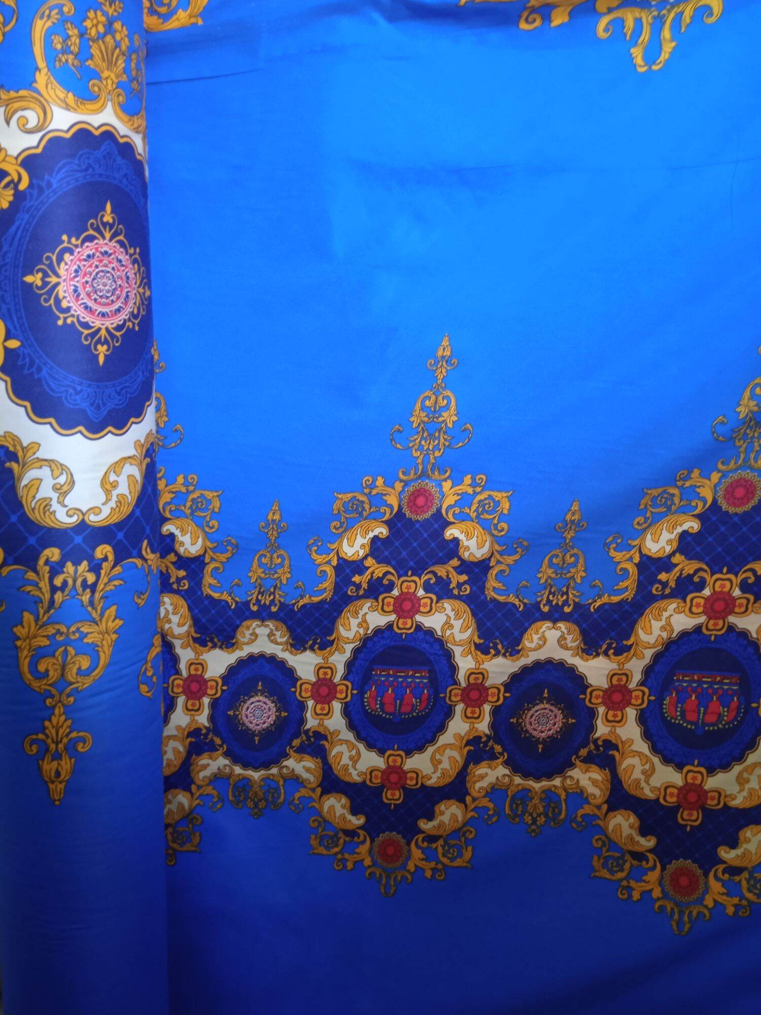 kain bahan polymicro meteran harga per 50cm motif batik | Lazada Indonesia