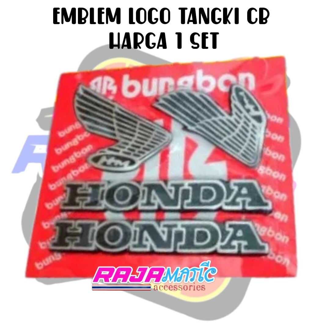 Emblem Logo Tangki Honda CB100 CBGLATIK CB125 Variasi Custom | Lazada ...