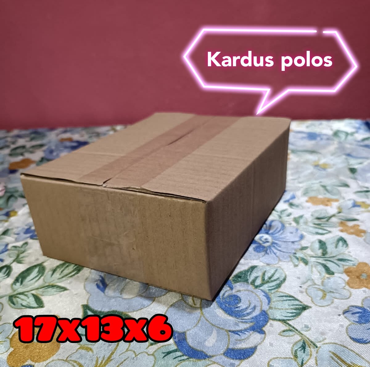 kardus polos per 20 UK 17x13x6 kardus polos kardus kecil | Lazada Indonesia