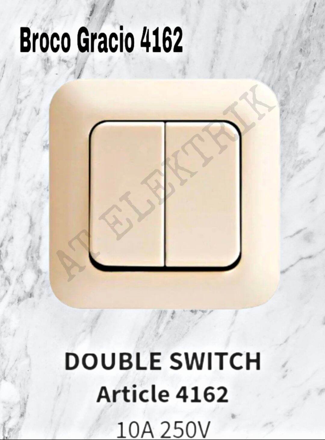 4151 Broco Gracio Cream Series - Stop Kontak / Socket Outlet / Saklar ...