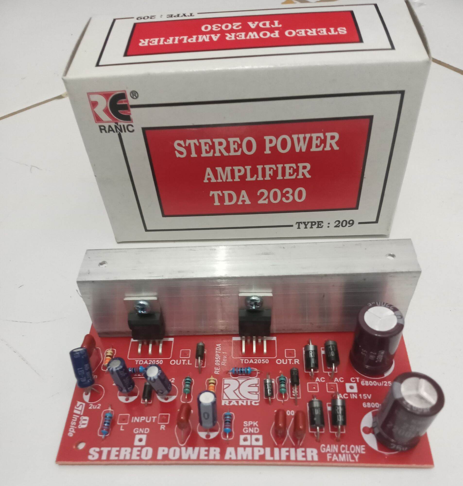 kit power amplifier stereo tda 2030 | Lazada Indonesia