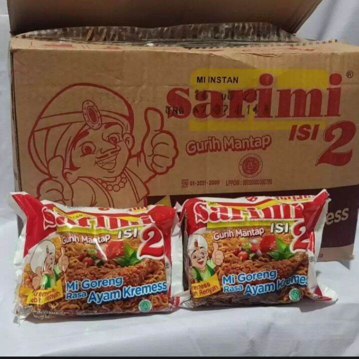 sarimi goreng isi 2 rasa ayam kremes (1dus) | Lazada Indonesia