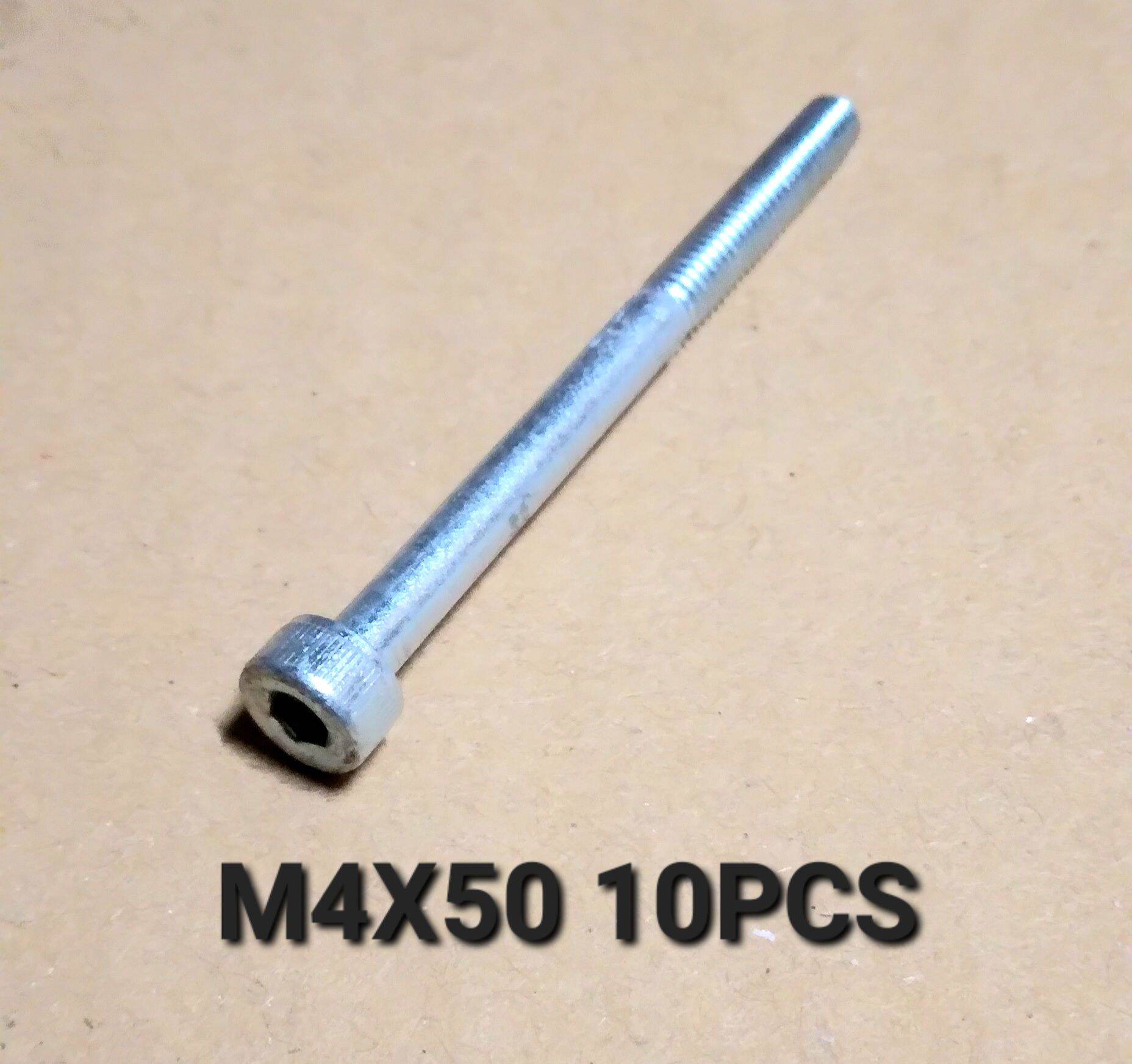 PAKET 10 PCS BAUT BAJA L M8 X 35 WARNA PUTIH GRADE 12,9 | Lazada Indonesia