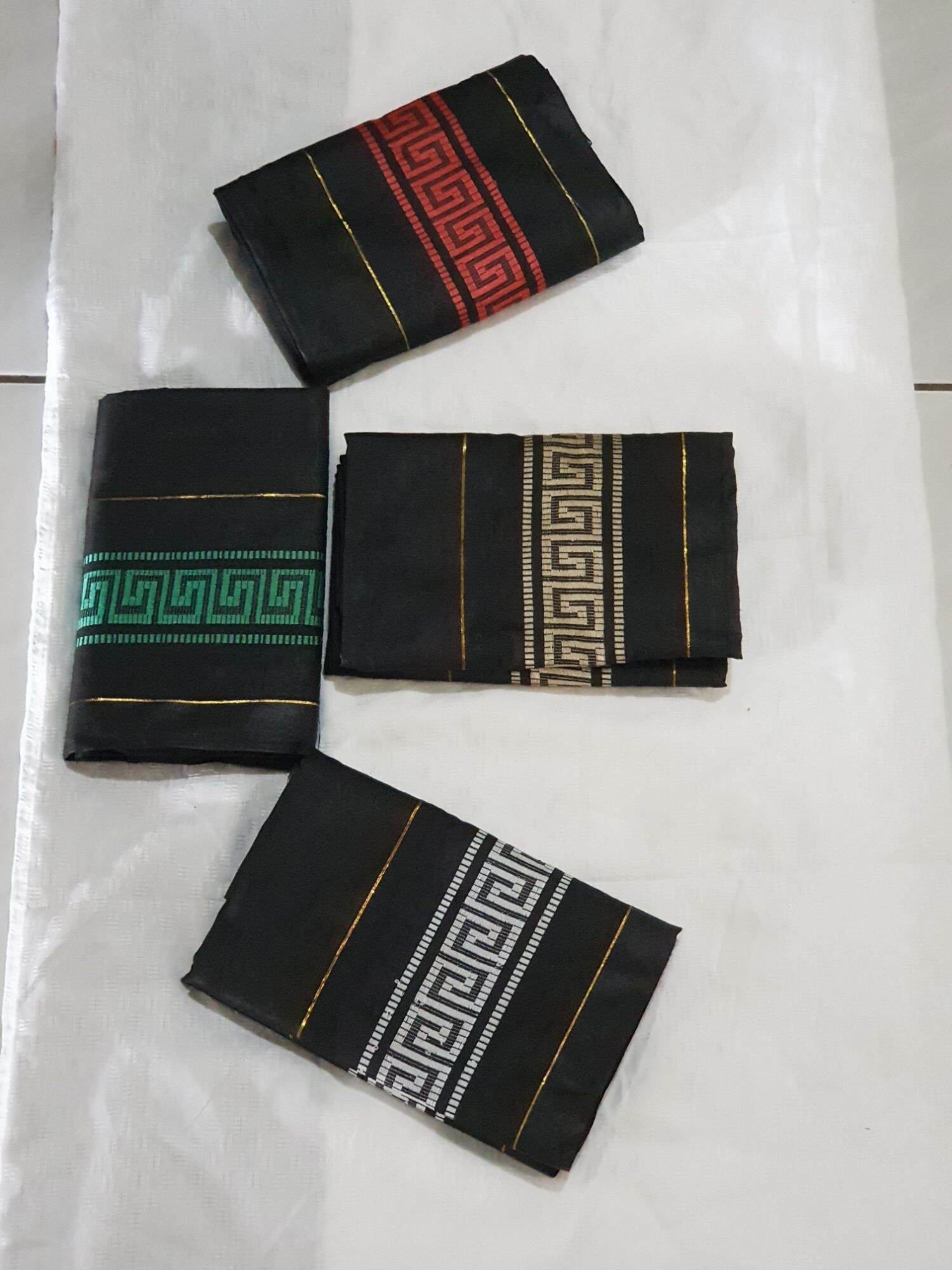 SARUNG TENUN DEWASA DOBBY HITAM MOTIF LABIRIN | Lazada Indonesia