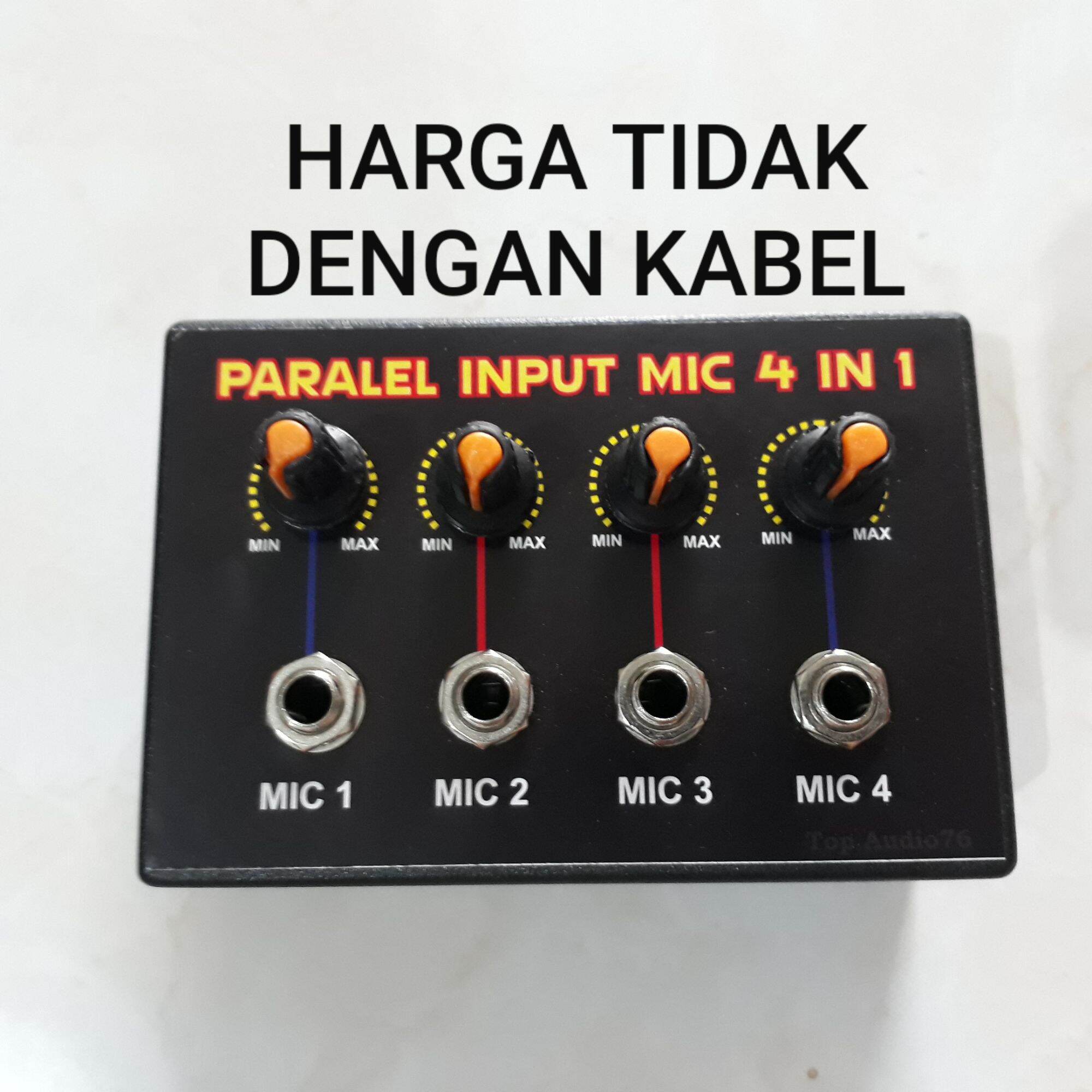 PARALEL INPUT MIC 4 IN 1 JACK AKAI 6.5mm | Lazada Indonesia