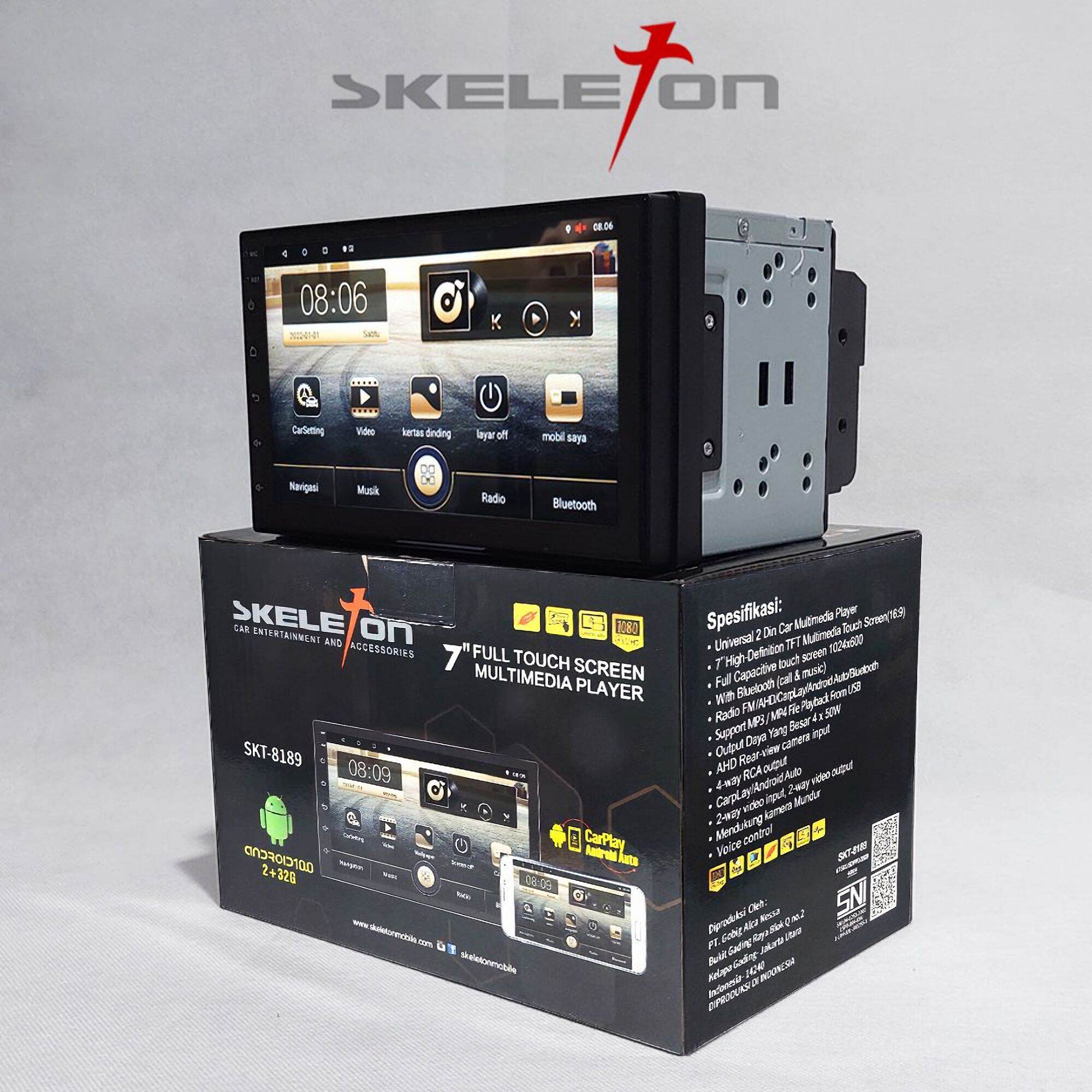 Head Unit Android 7 inch CAR PLAY RAM 2+32 SKELETON SKT-8189 232VAC ...