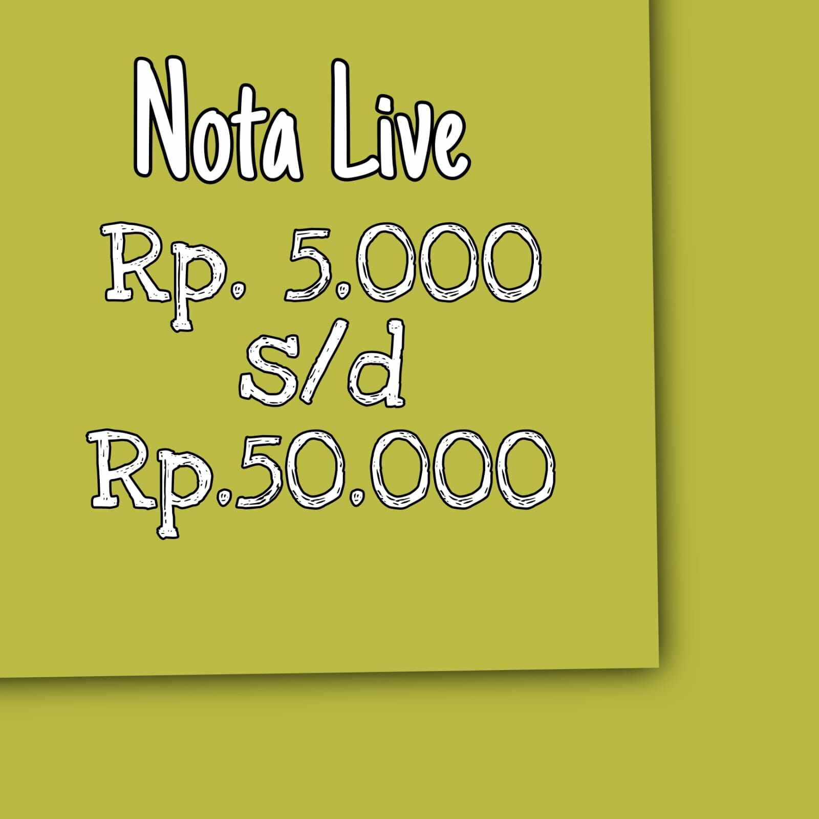 Nota pembayaran live streaming | Lazada Indonesia