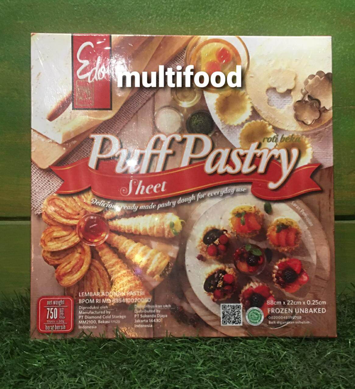 Puff pastry sheet edo murah / kulit pastry Halal / kulit zuppa | Lazada ...