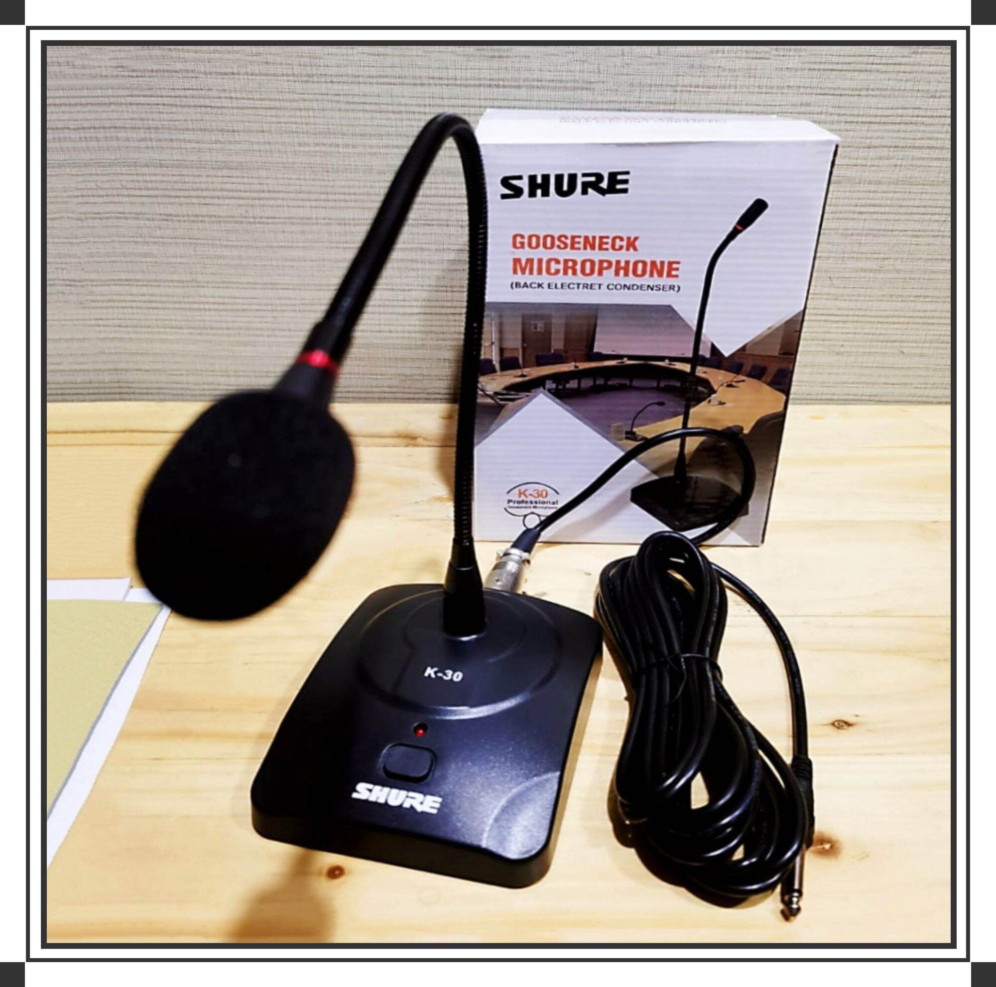 Mic Microphone Meja Podium Shure K-30 | Lazada Indonesia
