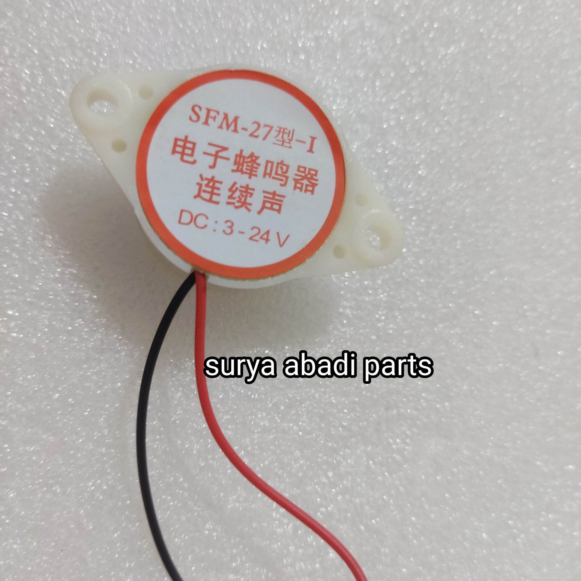 BUZER AKTIF BESAR 3-24V DC bunyi continuous Buzzer Besar DC | Lazada ...