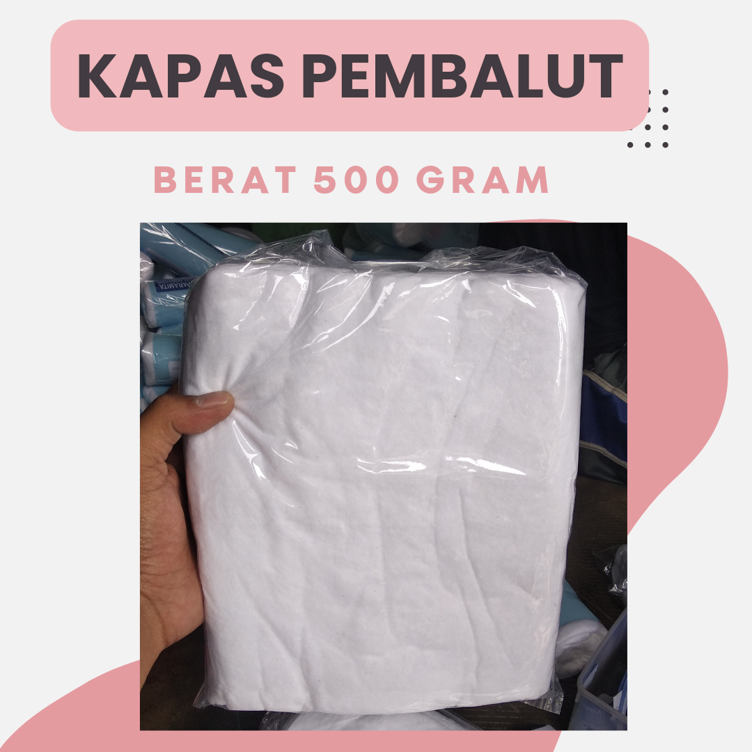 COD Kapas Putih Pembalut Medis Mutiara 500 Gram | Bayar di Tempat ...