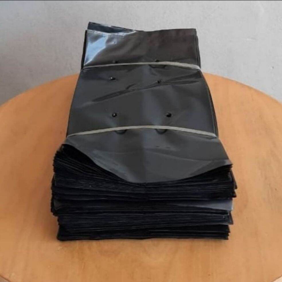 Polybag tanaman ukuran 30x30 isi 100 pcs / polybag 30x30 isi 100 lembar ...