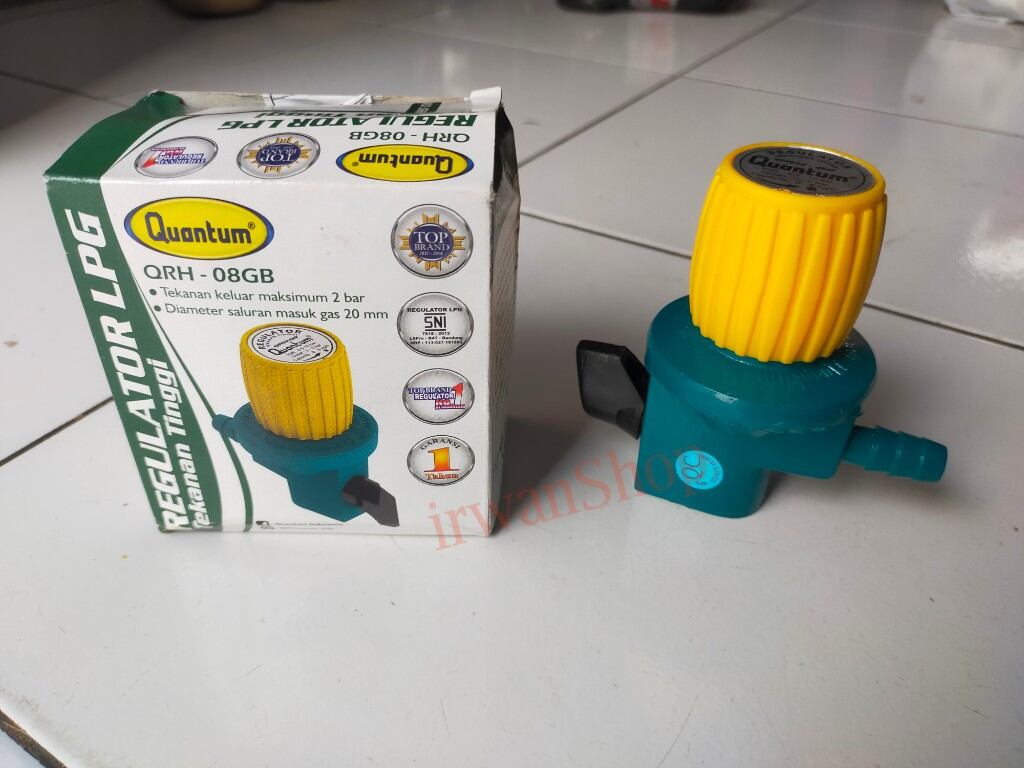 Regulator Gas Quantum QRH 08GB / Regulator Gas Tekanan Tinggi Quantum ...