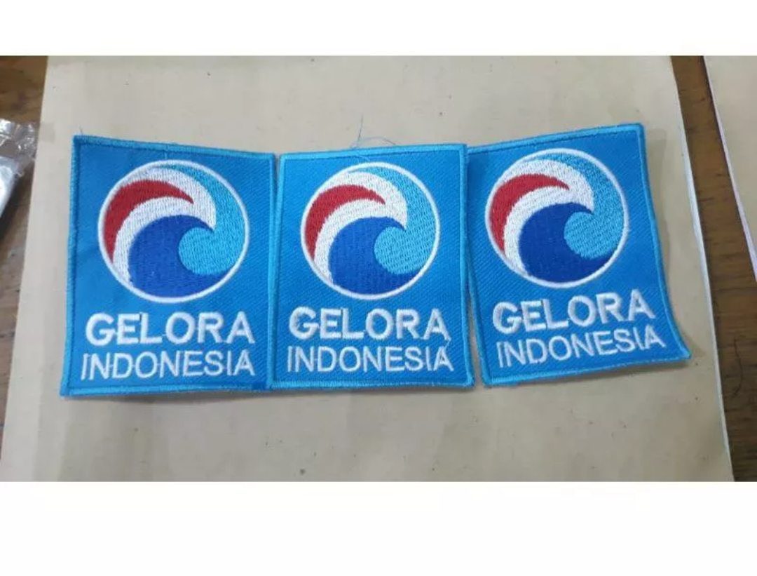 badge bet bordiran logo partai gelora | Lazada Indonesia