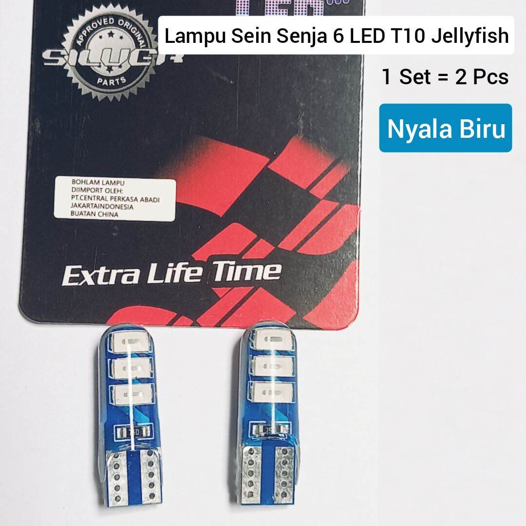 Lampu Sen Senja Lampu Bohlam Sein Sen Senja 6 LED T10 Dengan Kedip atau ...