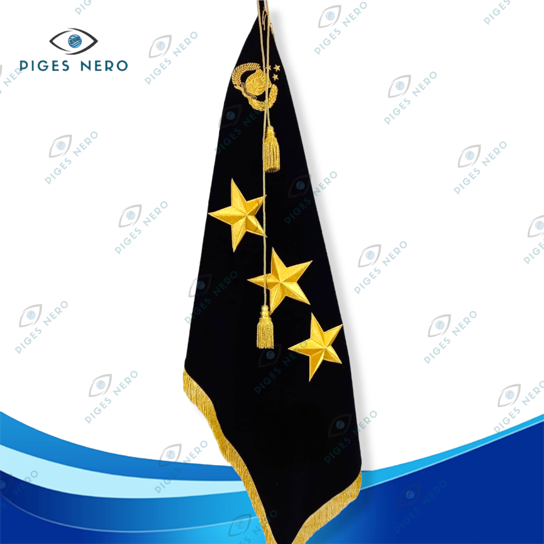 Bendera Pataka Rapati Bintang 3 Logo POLRI Bordir | Lazada Indonesia