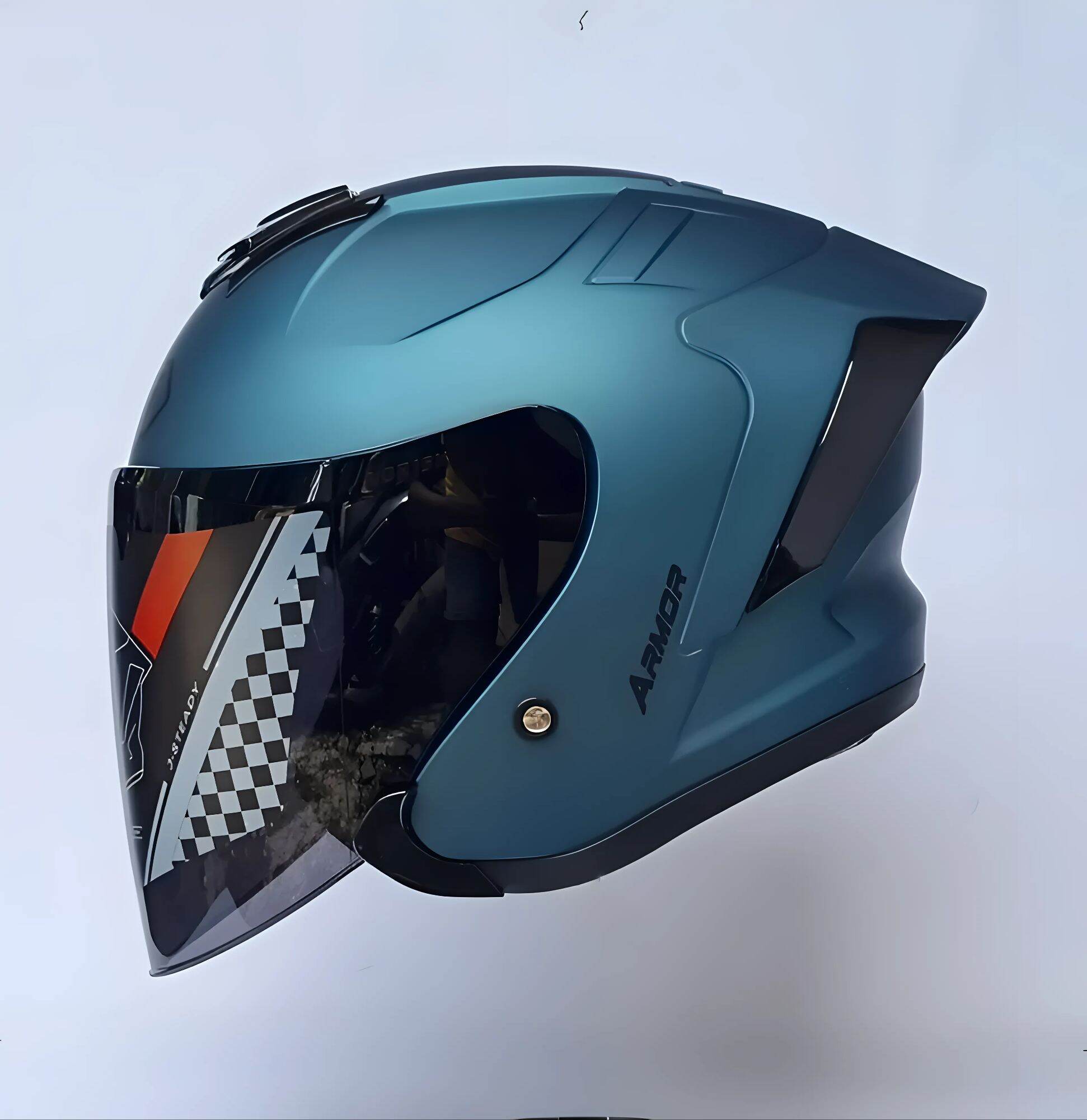 TERBARU HELM JS ARMOR SOLID HALF FACE SNI COD | Lazada Indonesia