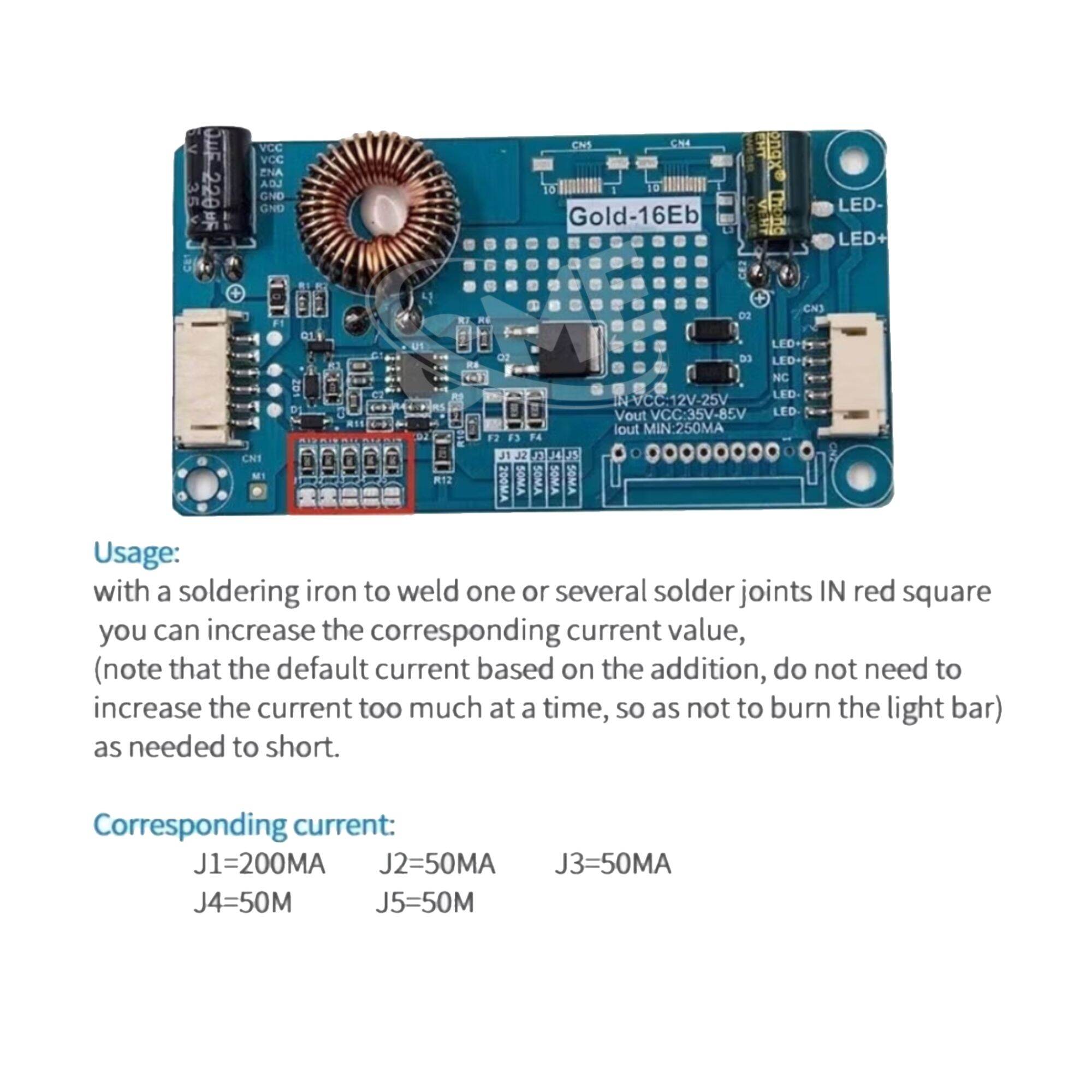 Inverter Backlight LED TV / Driver Inverter Universal TV GOLD 16E ...