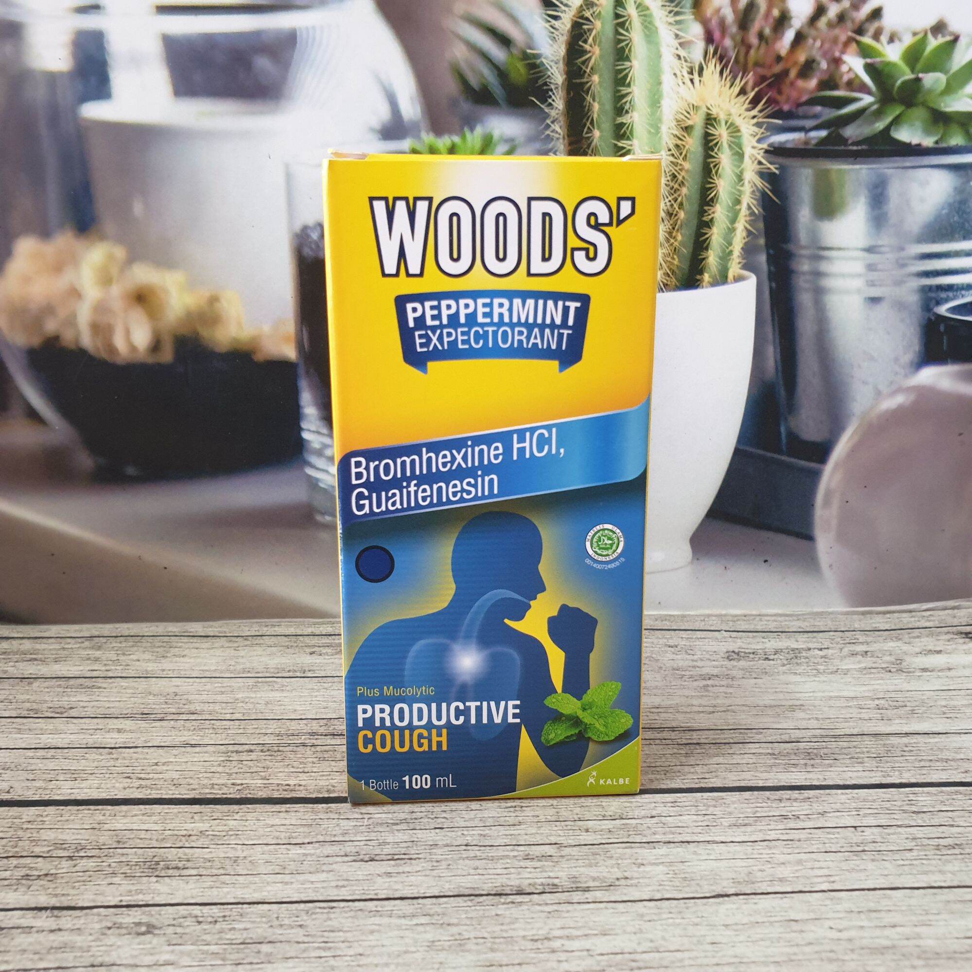Woods Peppermint Expectoran 60 ml dan 100ml - Sirup Obat Batuk | Lazada ...