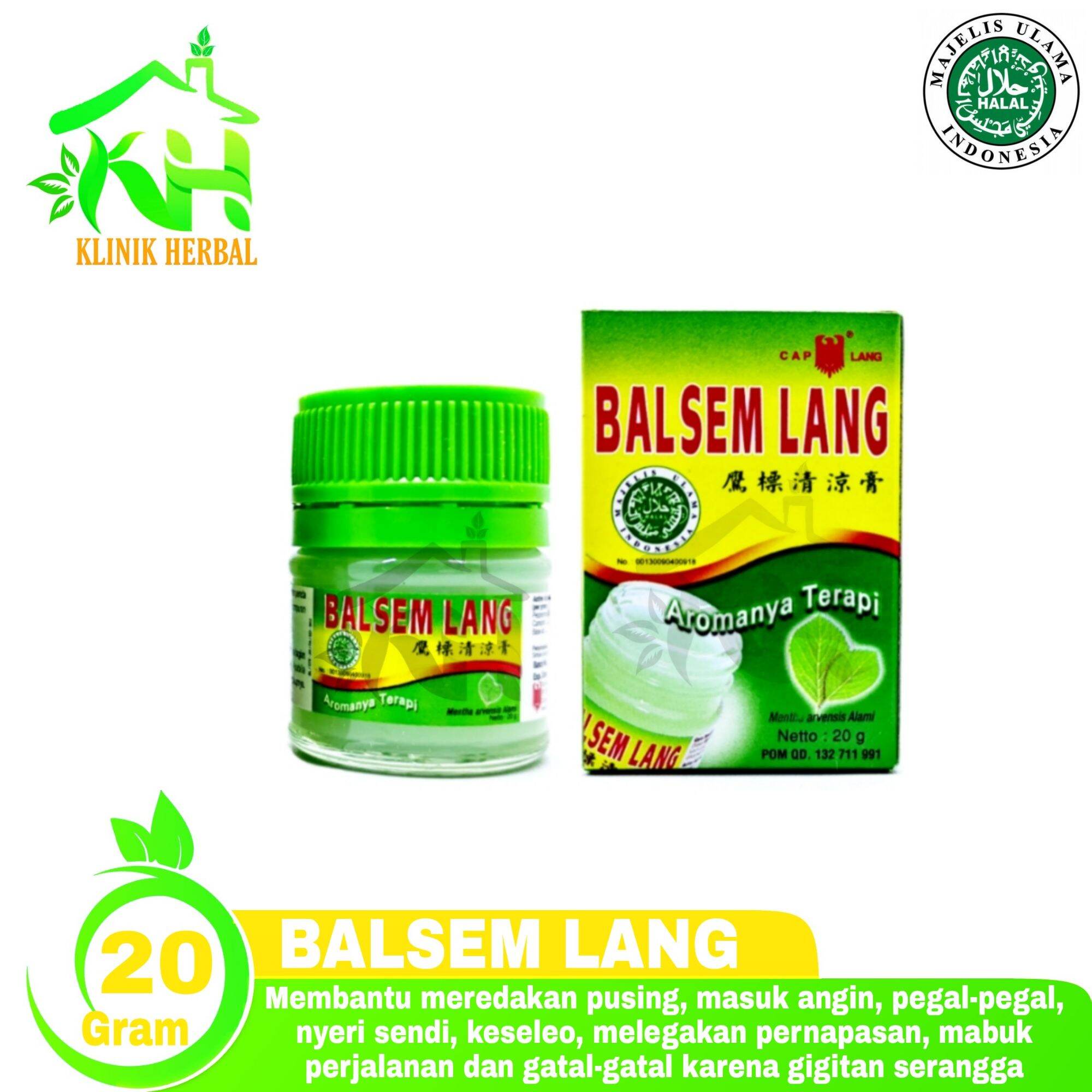 Balsem Lang Hijau Eagle Balm Cap Lang | Lazada Indonesia